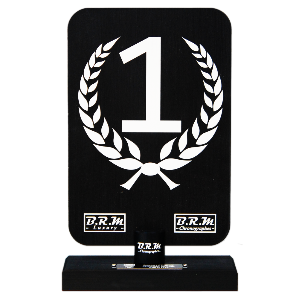 Trophée Héritage | Aluminium Anodisé Noir | BRM Trophées